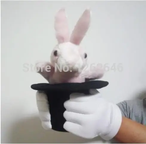 Deluxe Rabbit In The Hat Puppet - Stage Magic Tricks Magician Illusions ...