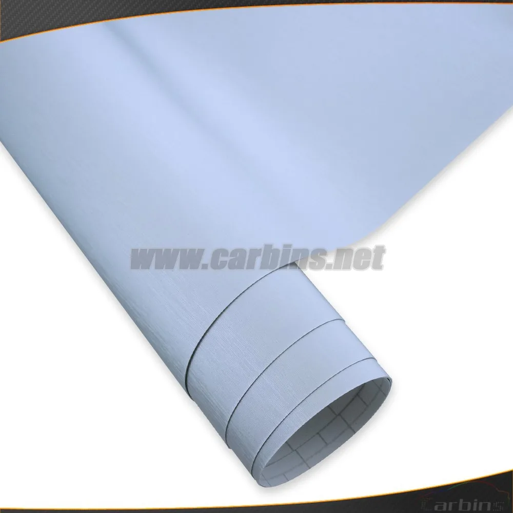 Brushed silver vinyl car sticker for car color DIY change 1.52*30m size ...