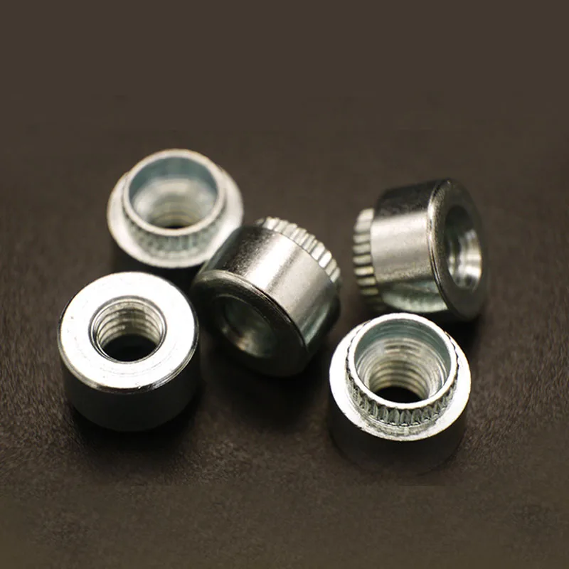 3pcs M10 Galvanized Household Machinery Anti-rivet Knurled Screw Nuts ...