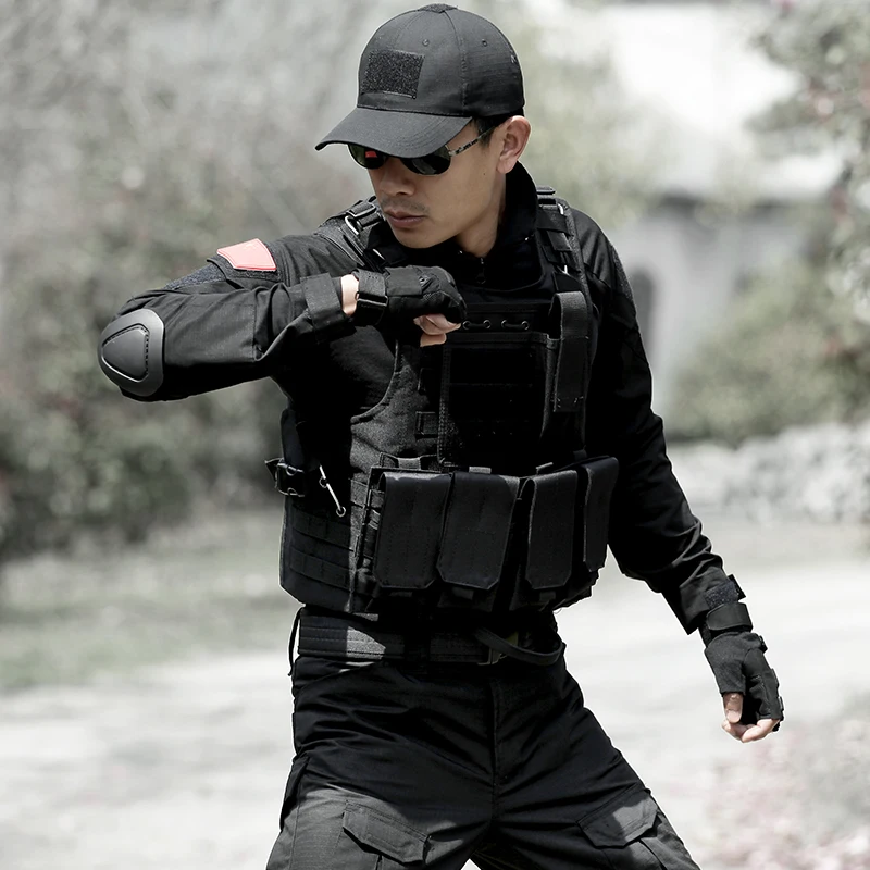 Airsoft Tactical Vest Black