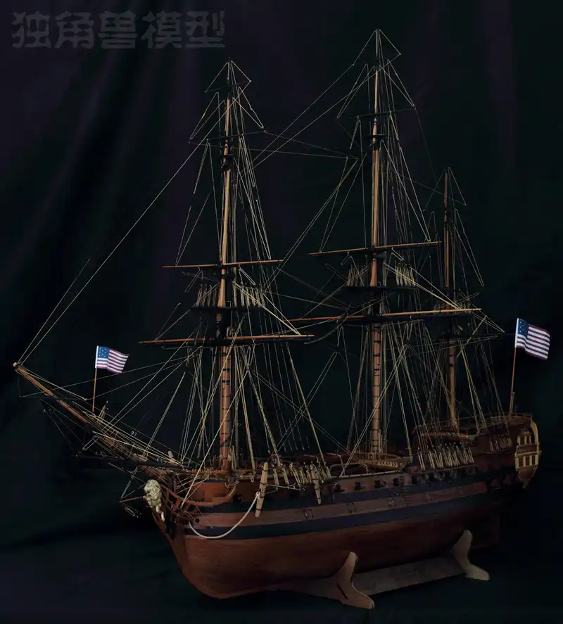 New arrive Scale 1/48 USS Bonhomme Richard Luxury Ship wooden model ...