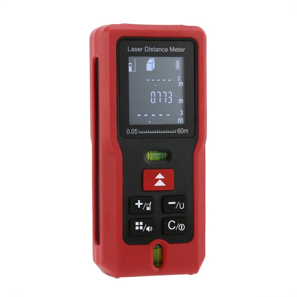 Handheld Laser Distance Meter Portable Digital Laser Range Finder With ...