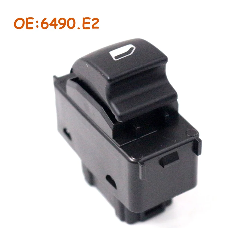 6490.E2 6490E2 Botón de interruptor de Control del regulador de ventana principal de una sola ...