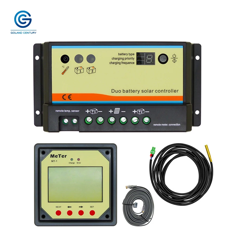 Battery Charge Control Solar | 2 Batteries Solar Controller | Pwm ...