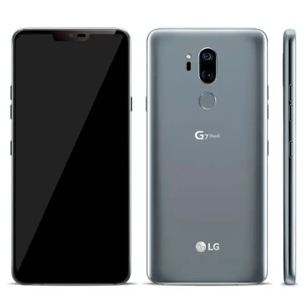 Разблокированный мобильный телефон с двумя sim-картами LG G7 ThinQ G710EAW 6,1 дюймов 6 ГБ+ 128 ...