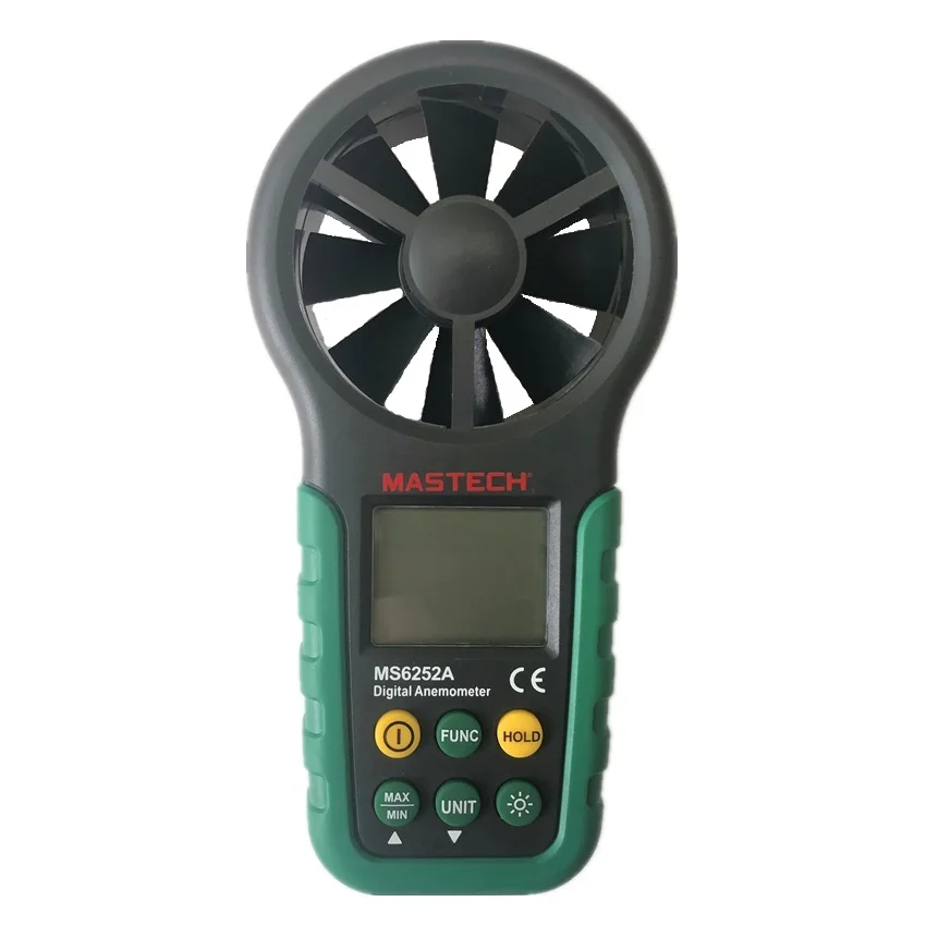 Mastech Ms6252a Digital Anemometer Wind Gauge Gage Environmental Wind ...