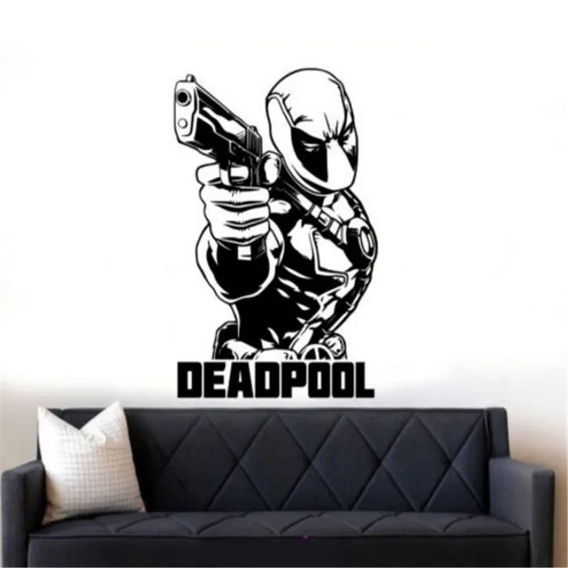 Deadpool Marvel Superhero Children's Decal Wall Art Sticker Decal|decal ...