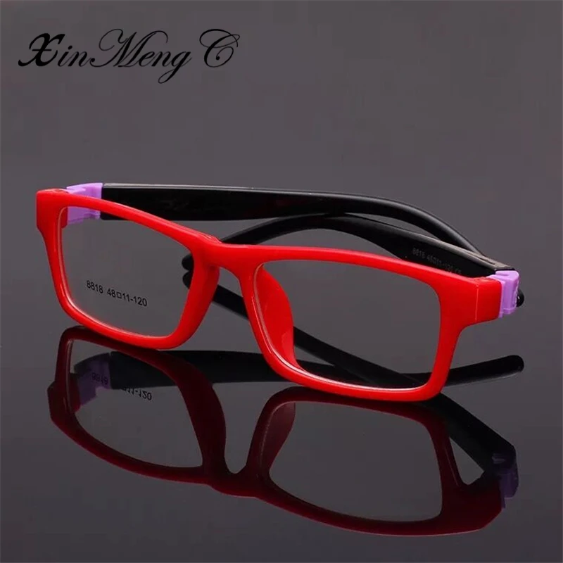 XinMengC Children Screwless Eyewear Red Frame Students Optical ...