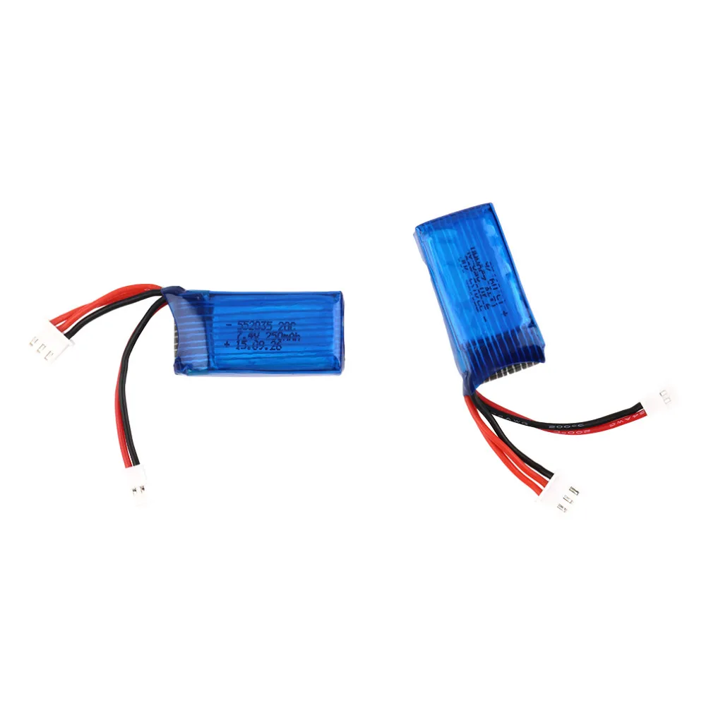 2 unids/lote de batería para Mini helicóptero de Control remoto, 7,4 V ...