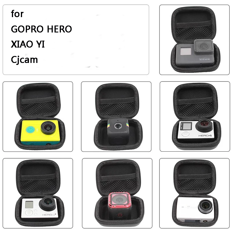Portable Mini Bag Pocket Carry Case Action Camera Pu Storage Box For ...