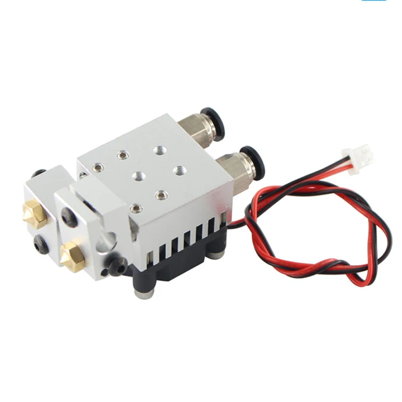 e3d-v6 double head extrusion kit - easily adjustable hotend