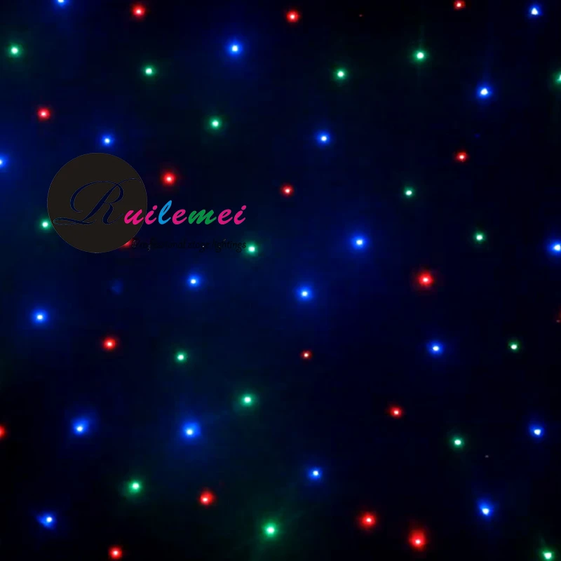 6ftx10ft (2Mx3M) Led Star Flashing Cloth for Party Decorations Birthday ...