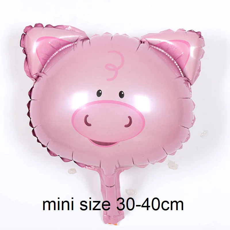 5pc animal pig balloon classic toys mini size pig head animal balloons ...