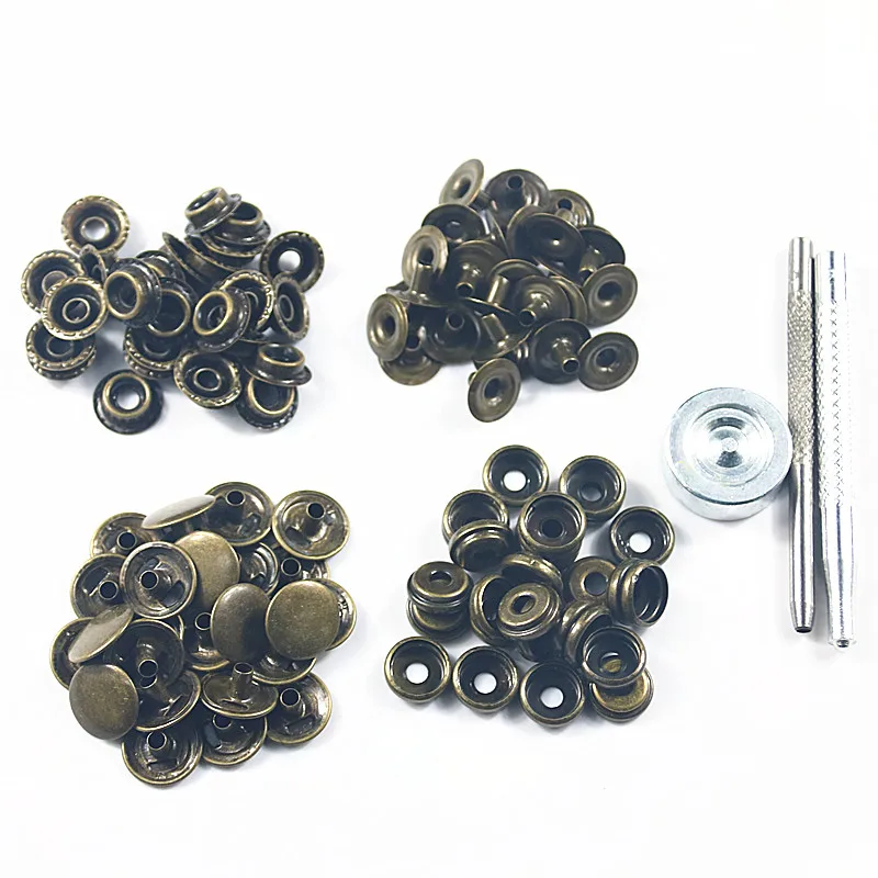 Metal Snap Button Fasteners | Metal Garment +fixing Tool | Buttons ...
