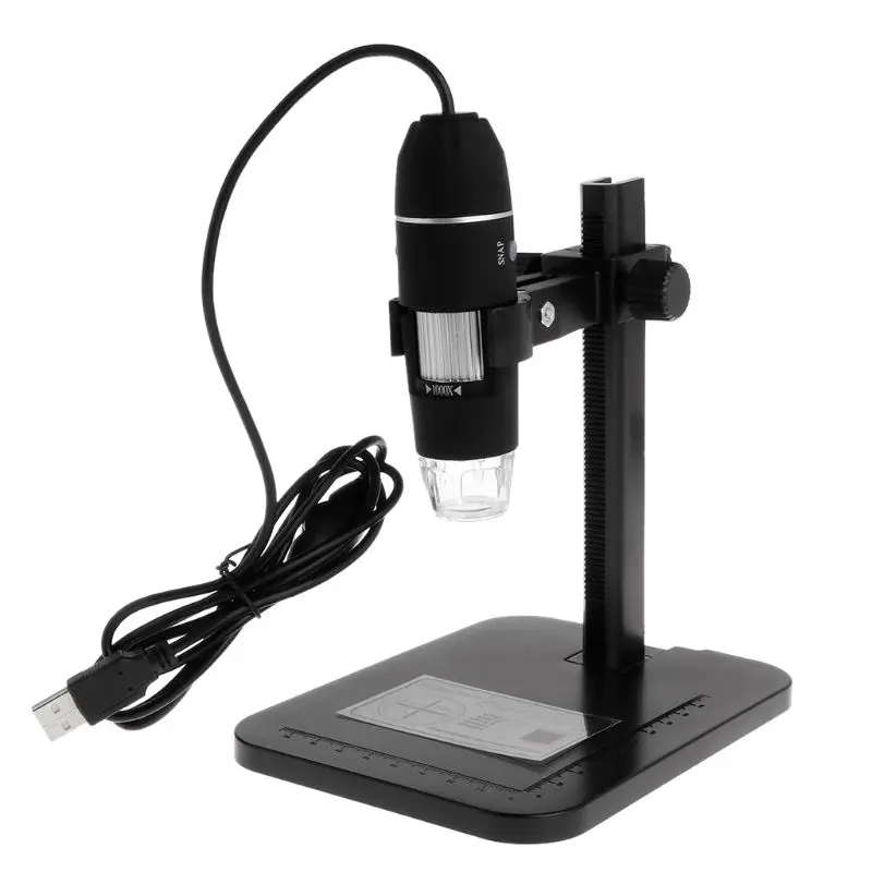 Portable USB Digital Microscope 1000X 2MP 8 LED Endoscope Magnifier ...