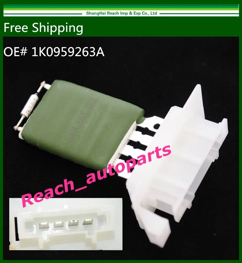 New Heater Blower Motor Fan Resistor For VW Golf Mk5 [2003 2009 ...