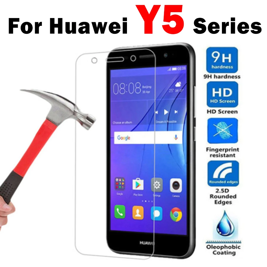 Vidrio protector para huawei y5 lite 2018, vidrio de seguridad huawey y5 prime y5 ii y6 y 5 2017 ...