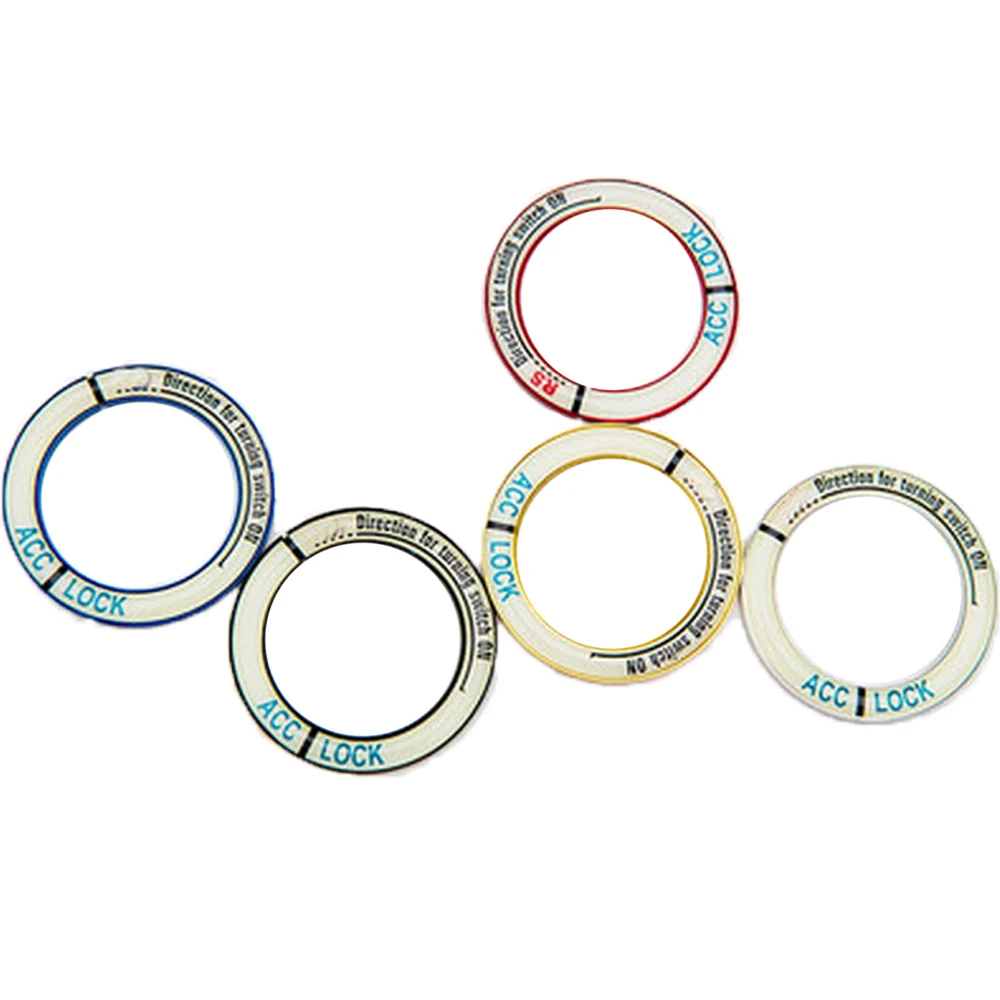 For Highlander Key Ignition Ring Decoration Stickers Luminous ignition ...