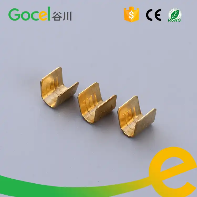 U shape terminal,wire crimp terminal,brass electrical connector,DJ454A ...