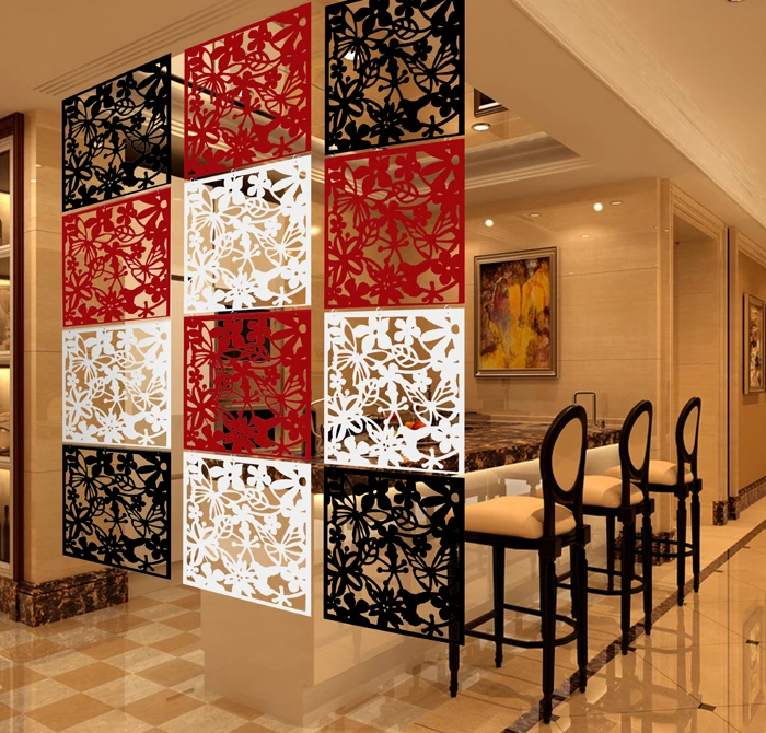 Hanging screen fashion compartmentation entranceway door screen grilles ...