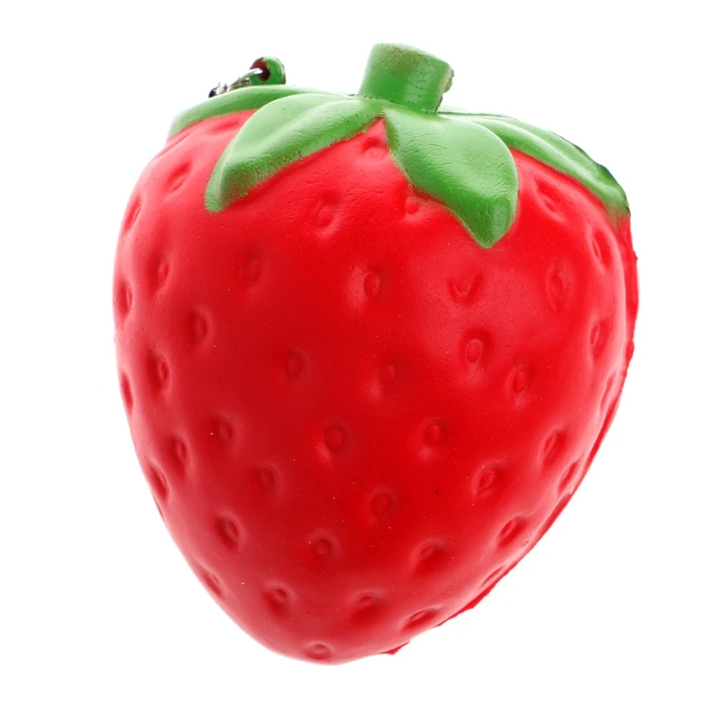Jumbo Cute Strawberry Squishy Super Slow Rising Soft Kid Toy Stress ...