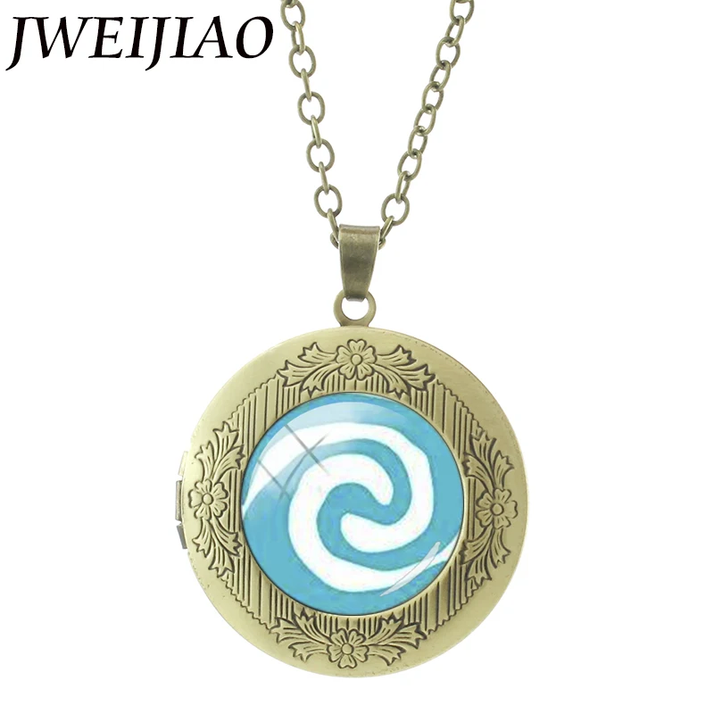 JWEIJIAO-Glass-Cabochon-Princess-Moana-Locket-Pendant-Cartoon-Movie ...