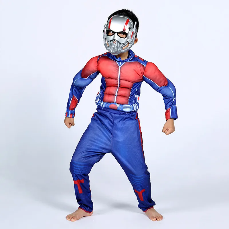 COUHUNT 2017 Kids Ant Man Muscle Costume Boys Marvel New Superhero ...