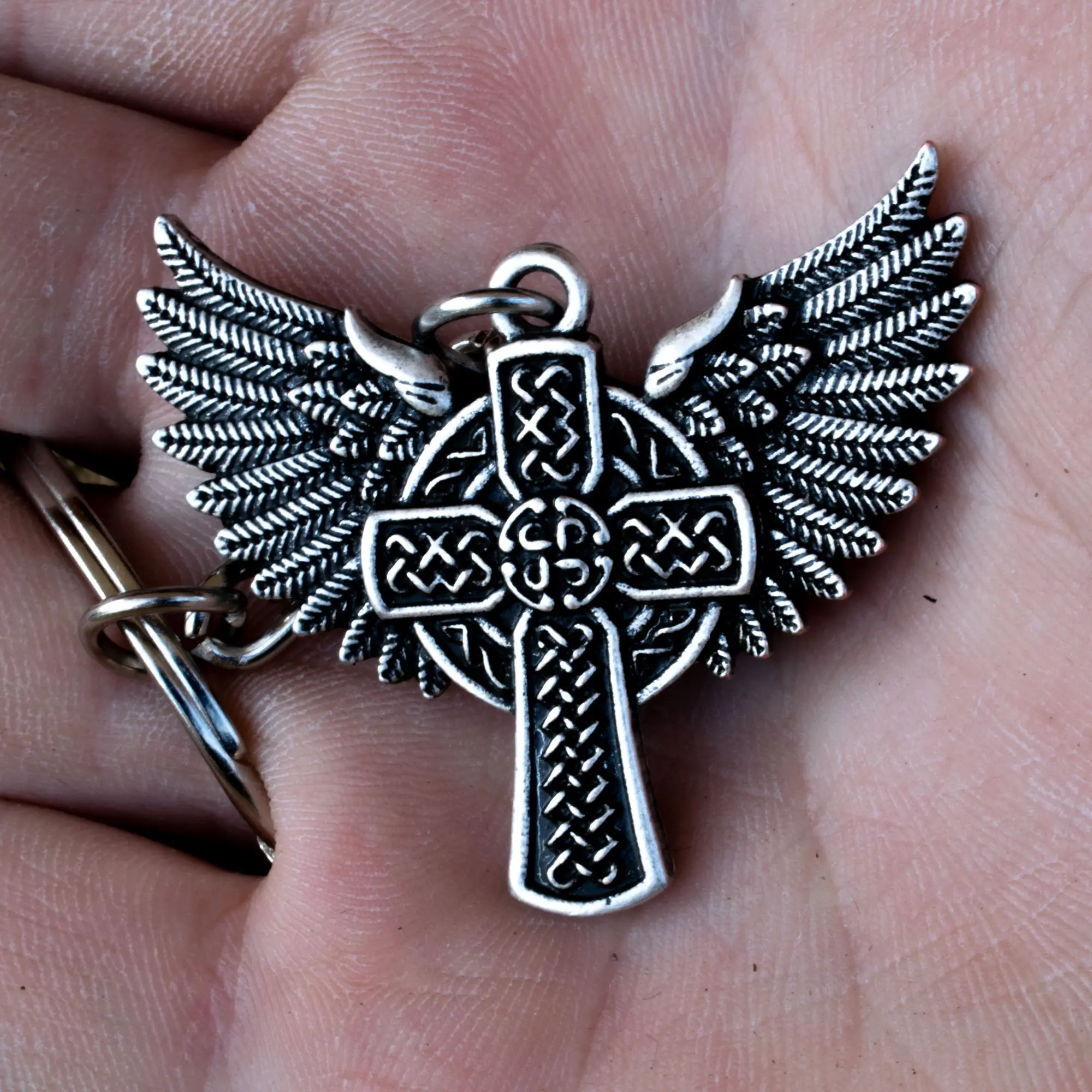 Celtic Cross With Wings