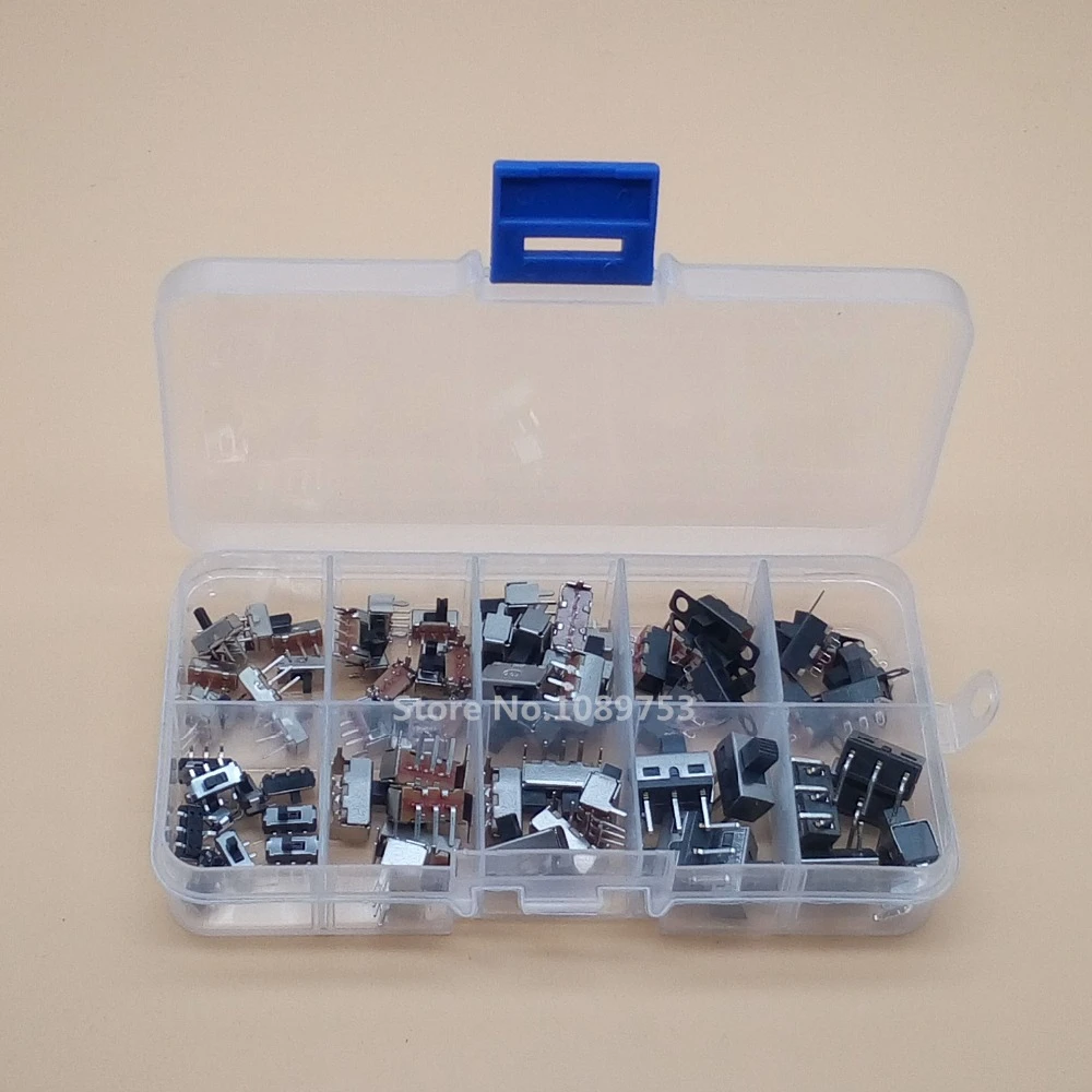 70pcs Micro Switch Mini Vertical Slide Switch Interruptor On-off Mini ...