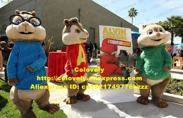 Disfraz-de-Mascota-de-Alvin-Simon-Theodore-Alvin-y-las-ardillas-ardilla ...