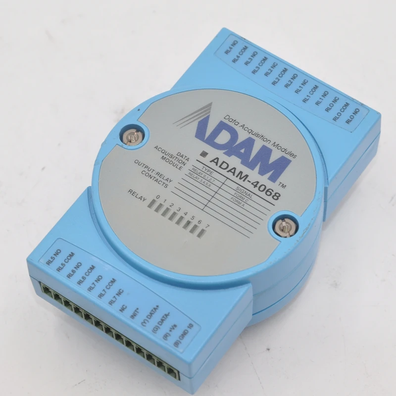 ADVANTECH ADAM-4068 Adam 8-Way Relay Output Module ADAM DATA ...