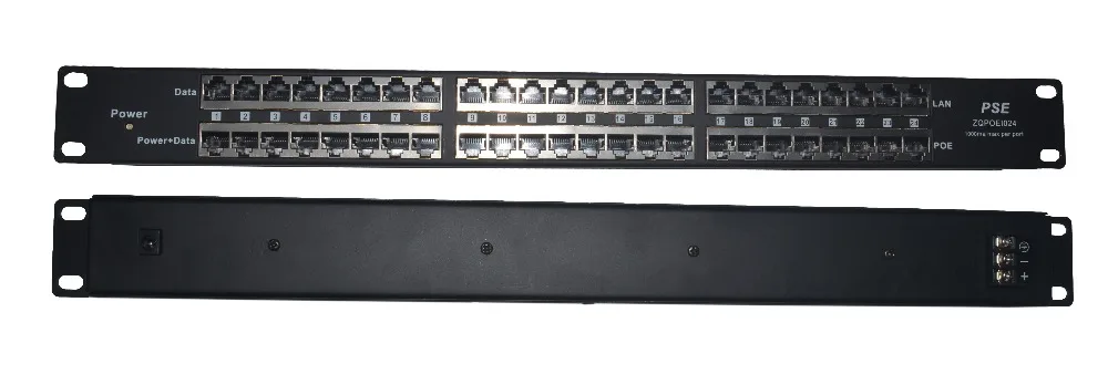 Multiport 24 port Passiva Injetor POE Midspan 100 Ethernet injector ...