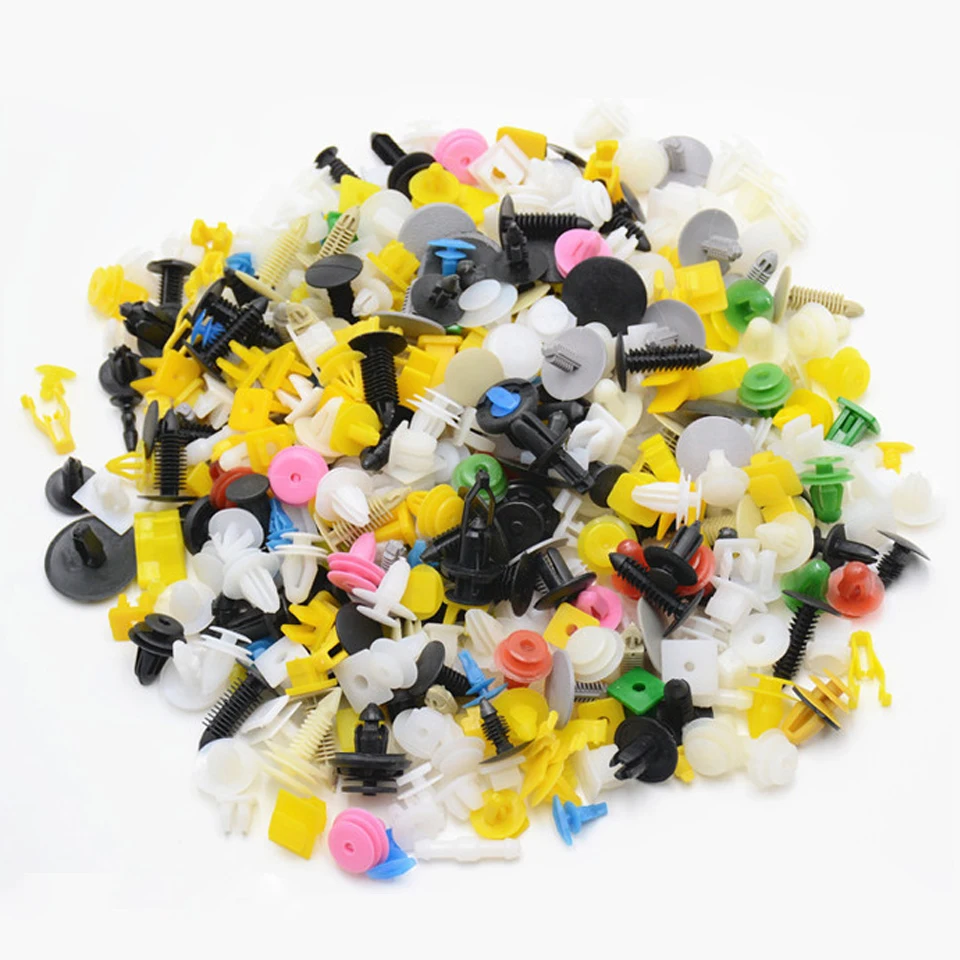 200Pcs Car clips Universal Mixed Auto Fastener Car Bumper Clips ...