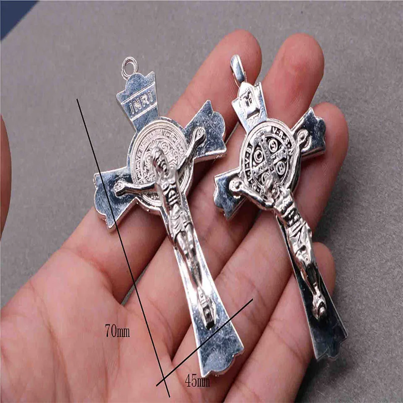High Quality Polished Jesus Cross Medal Glamour Fashion Jewelry Medal ...