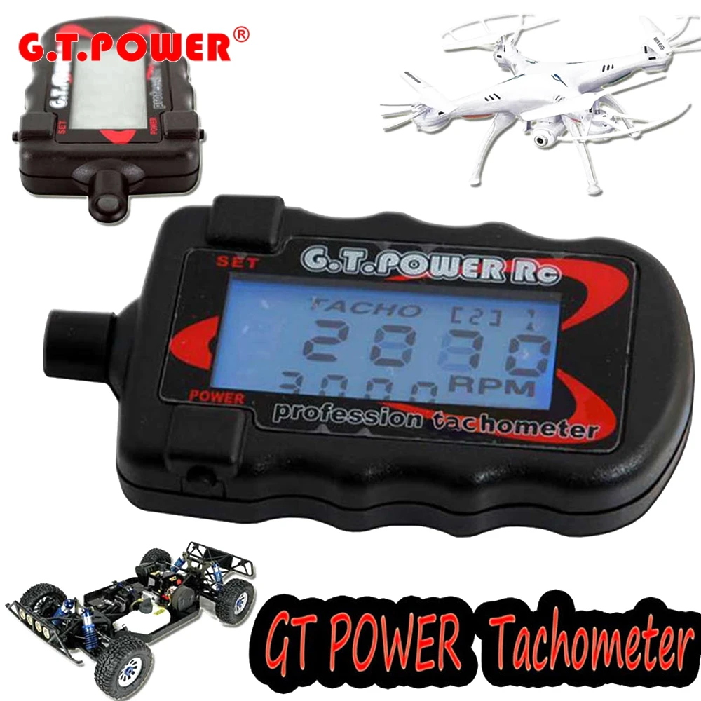 1 stücke G.T. Power Modell Beruf RC Motor Digital Optical Tachometer ...