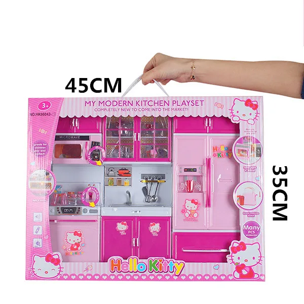 hello kitty kitchen toys DHL Pretend Play Toy Tableware Kitchen Cooking ...