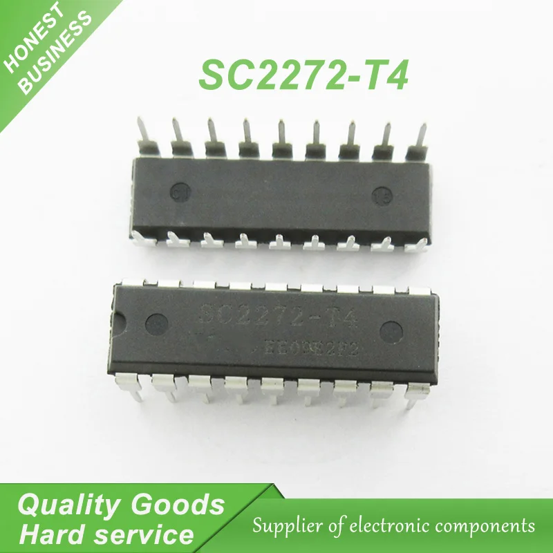 10pcs SC2272 T4 SC2272 T4 SC2272T4 DIP 18 Audio digital reverberation ...