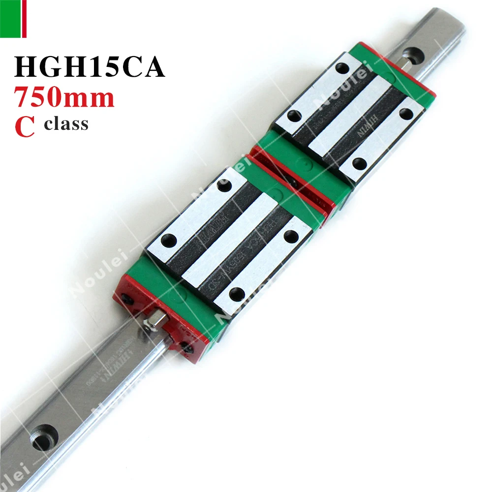 HIWIN HGH15CA guide linear guide block with HGR15 rails 750mm for DIY ...