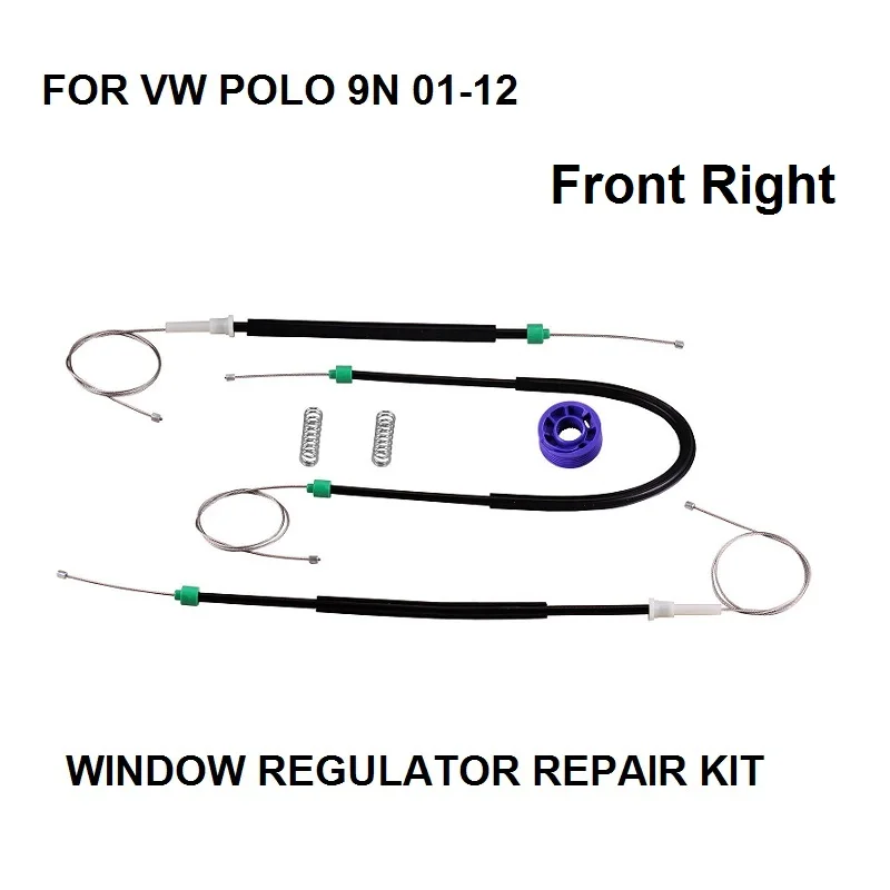 CAR WINDOW REGULATOR REPAIR CLIPS KIT FOR VW POLO 9N ELECTRIC WINDOW ...