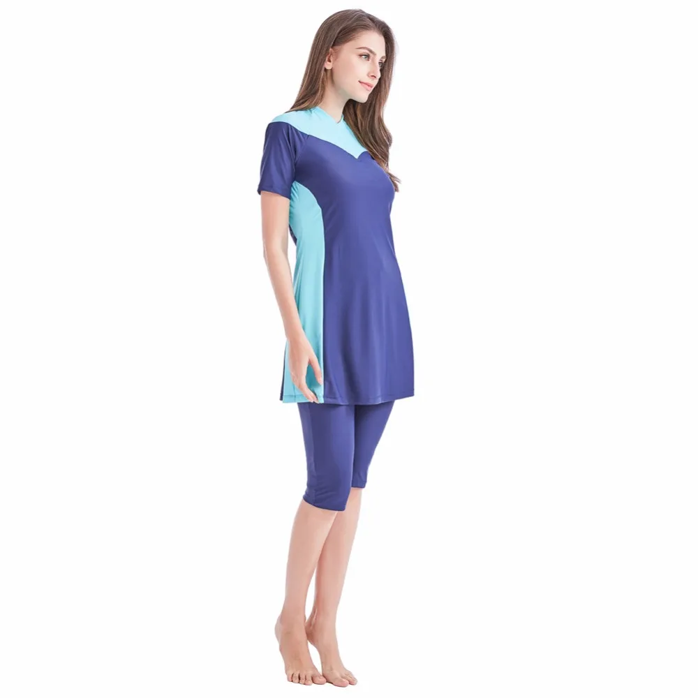 Bathing Suit Women Full Coverage Modest Muslim Swimwear Arab Beach Wear Muslim Hijab Swimsuits