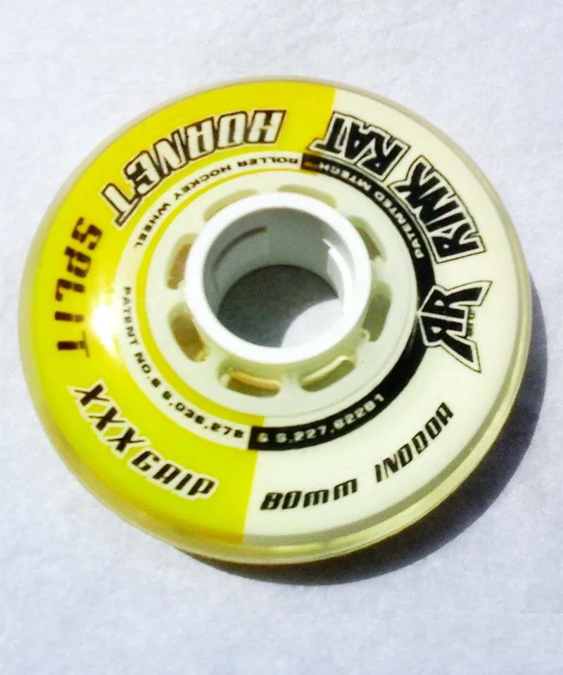 Top-wheels-New-Set-of-4-Rink-Rat-Hot-Shot-inline-Hockey-Wheels-XGrip ...