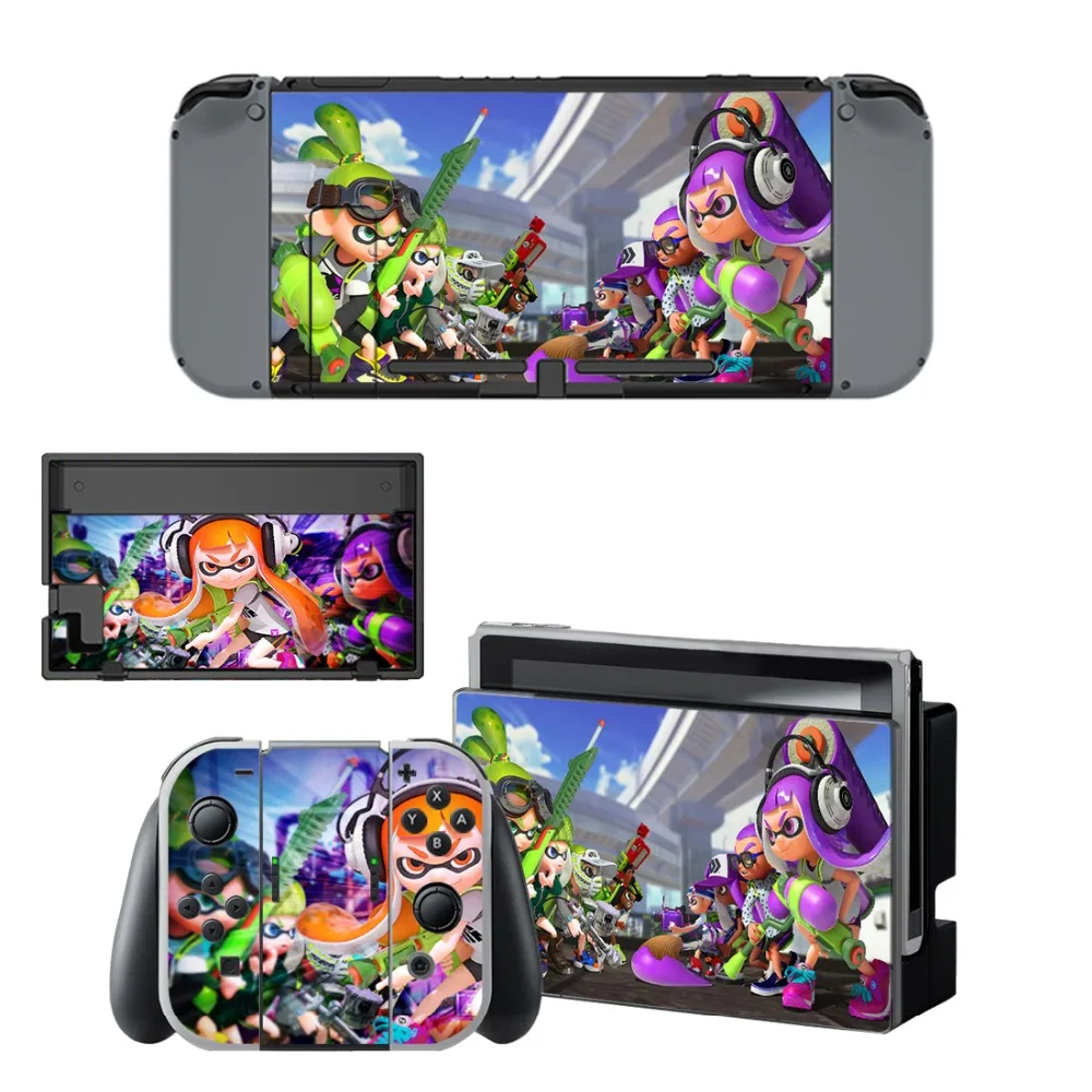 Splatoon 2 Skin Sticker for Nintendo Switch Console Controller Stand ...
