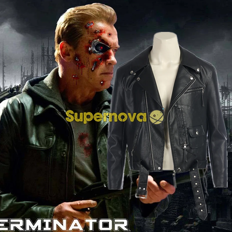 Terminator Jacket Terminator Arnold Schwarzenegger Terminator 2 T-800 ...