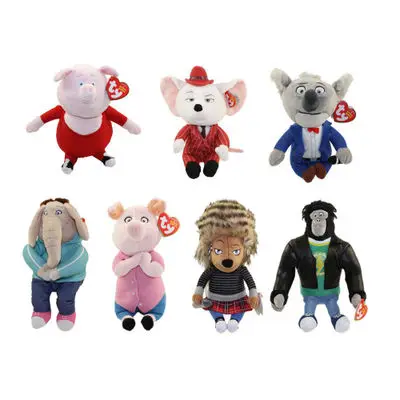 collection sing rosita pig Mike Johnny BUSTER Ash Meena GUNTER Plush ...