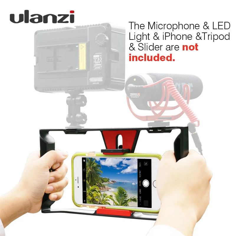 Ulanzi Smartphone Video Rig Vlogging Record Handle Rig Case Filmmaking ...