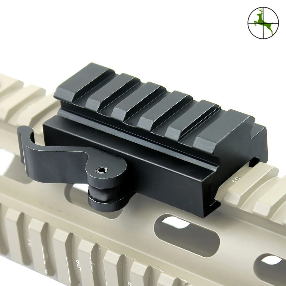 Quick Release Low Profile Riser QR Block Picatinny Rail Quick Release ...