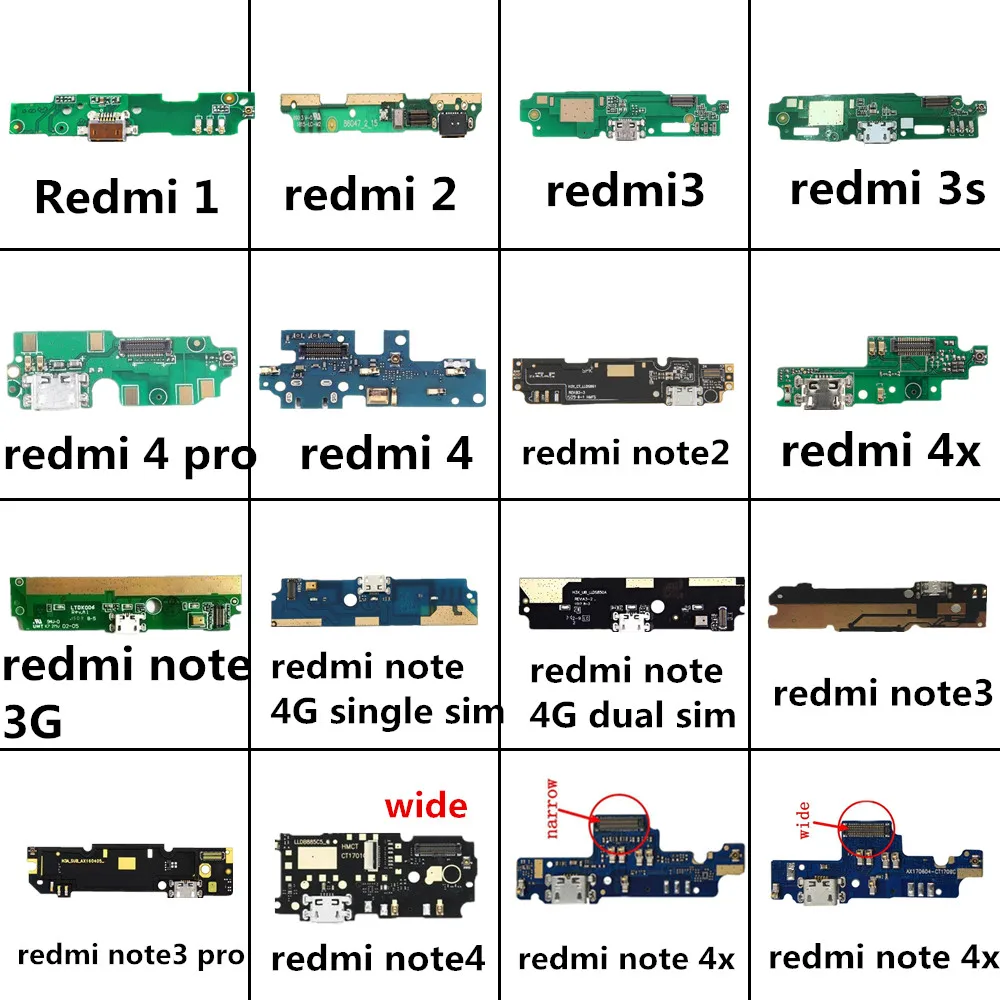 Microphone Module+USB Charging Port Board Flex Cable Connector For ...