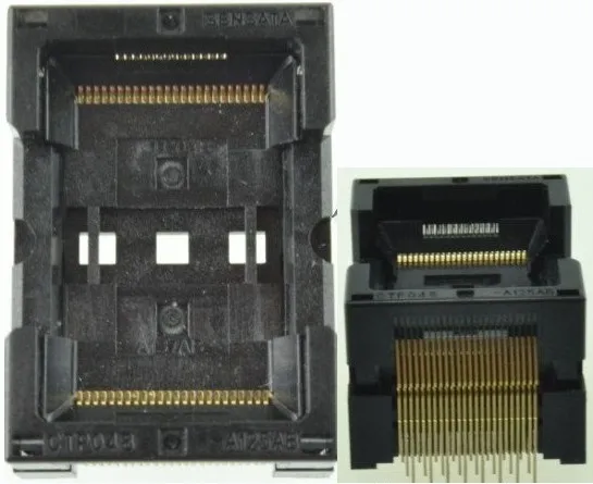 Gold plated sensata ctp048 a137ab tsop48 ic socket programmer ic test ...