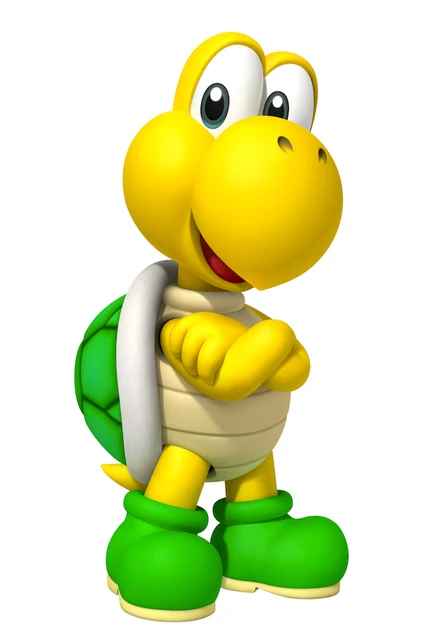 Custom Canvas Art Turtle Koopa Troopa Poster Super Mario Wall Stickers ...