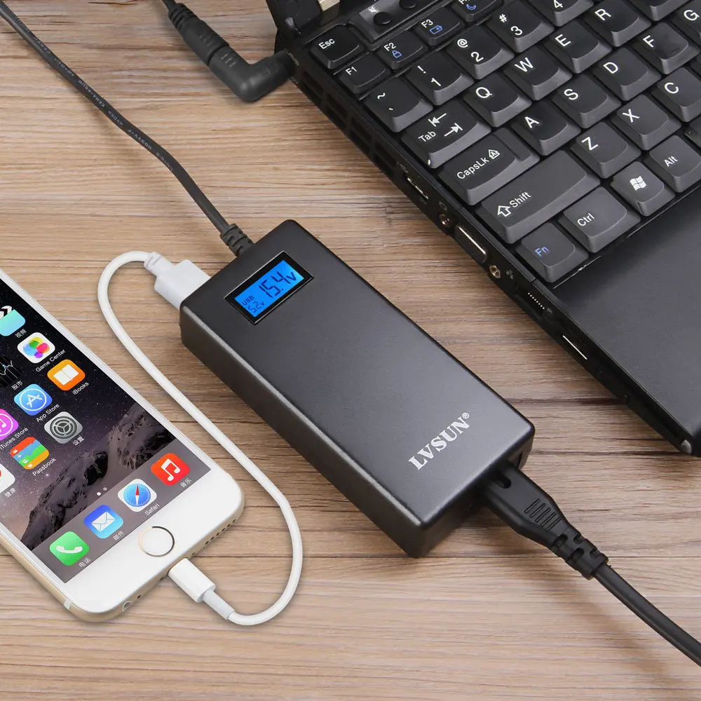 Udoli 70w Universal Laptop Ac Power Adapter Charger With Lcd Display ...